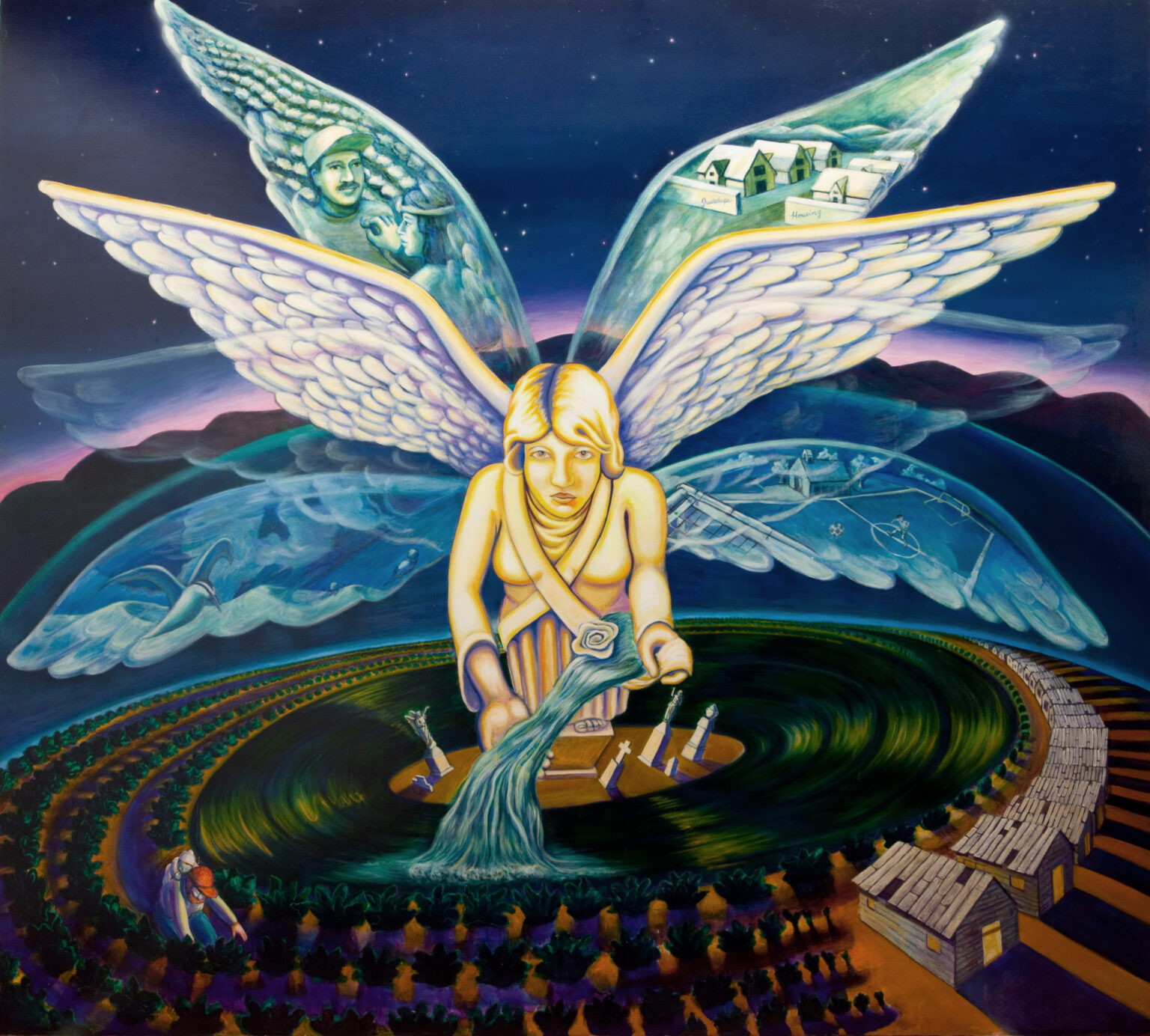 Guadalupe Mural Project (1990) - Judy Baca