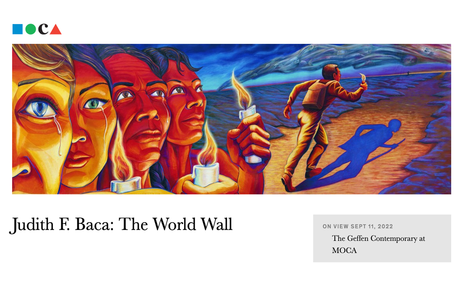 Judith F. Baca: The World Wall @ MOCA - Judy Baca